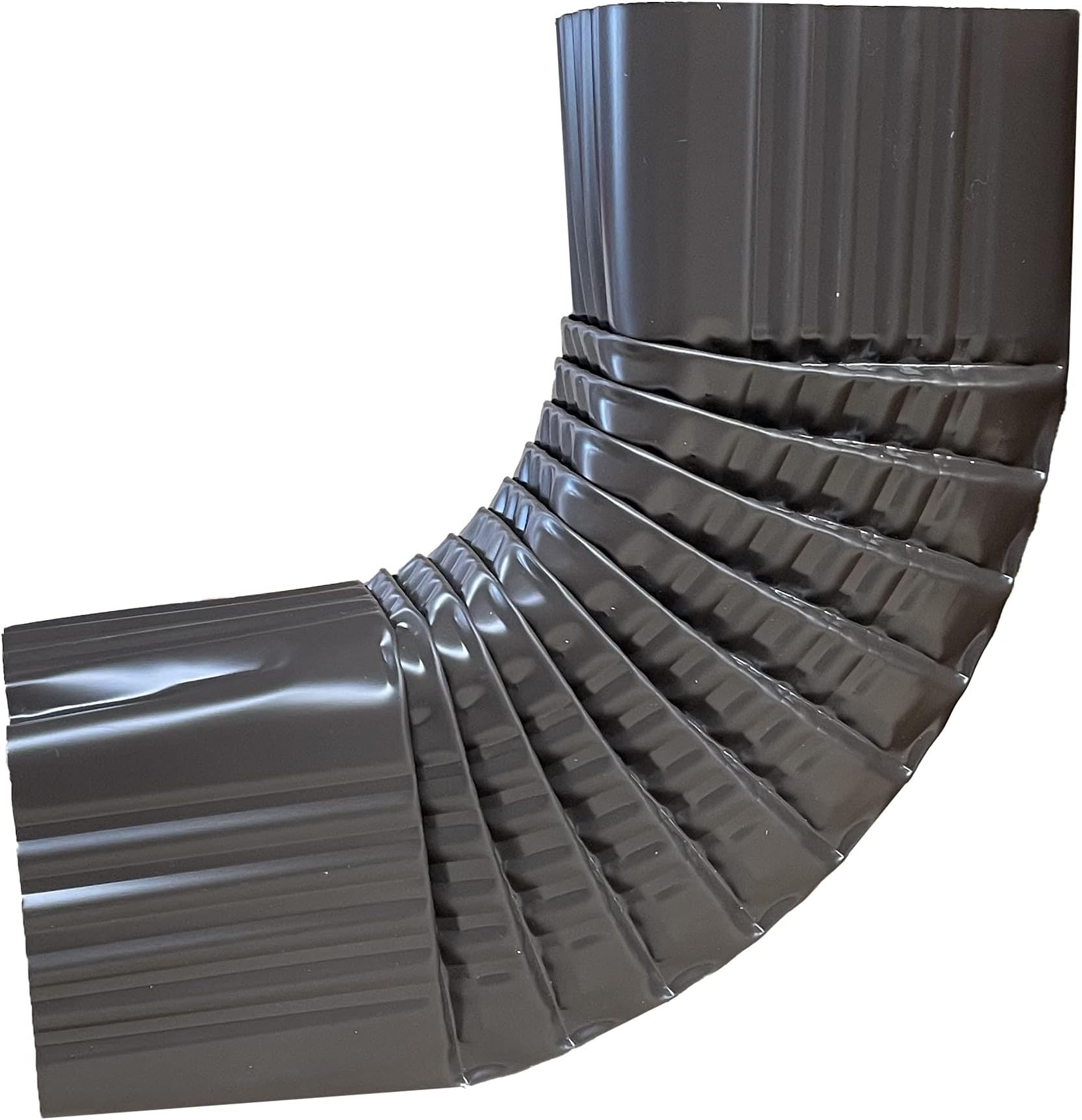 Amazon.com : Gutterworks 90 Degree Aluminum Downspout Gutter Elbow ...