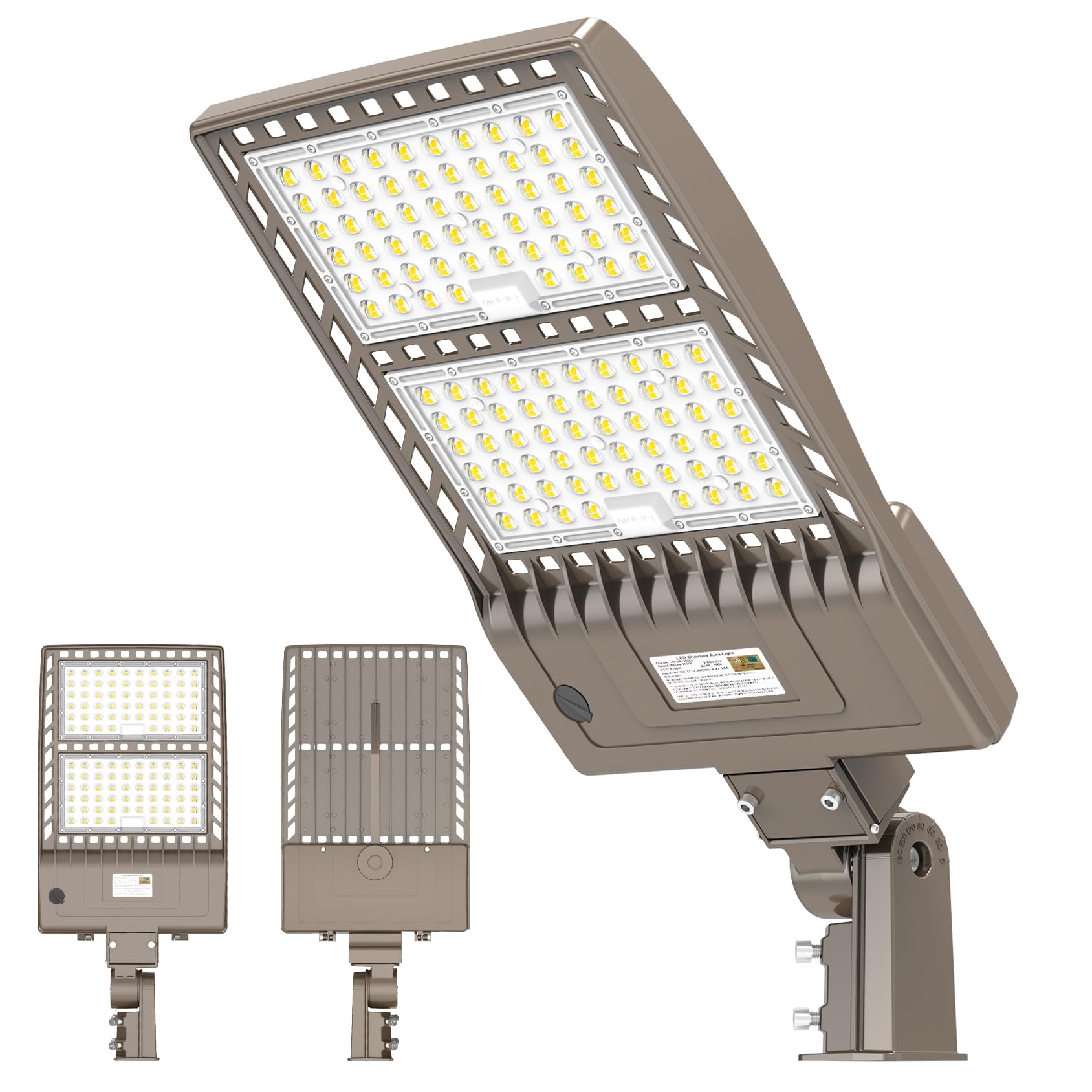 Snapklik.com : 400W LED Parking Lot Light UL Listed 56,879LM Outdoor ...