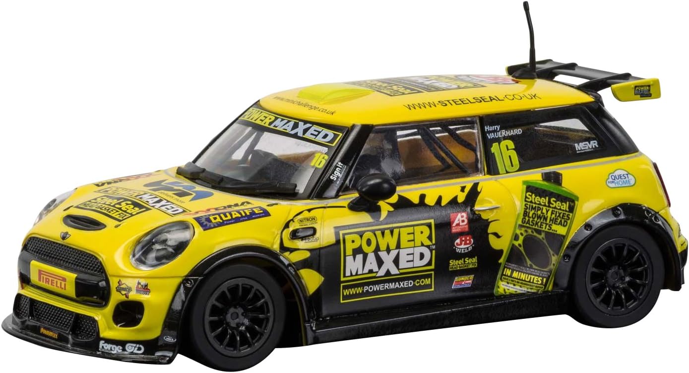 Amazon.com: Scalextric C3742 BMW Mini Cooper F56 Power Maxed Challenge ...