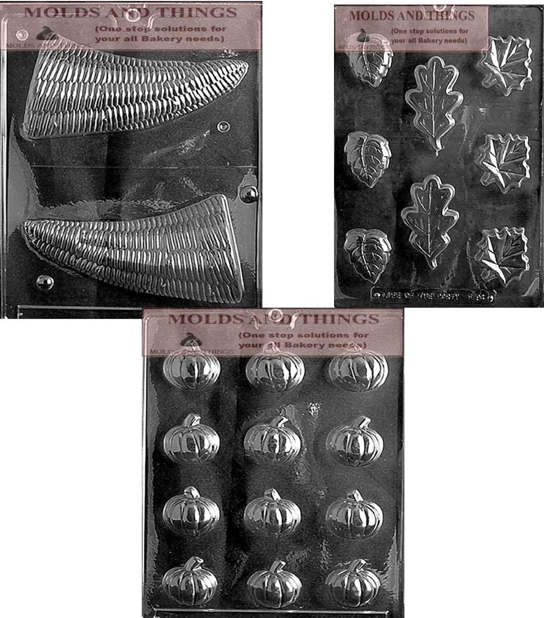 Amazon.com: Thanksgiving Hollow Cornucopia Candy mold, small Pumpkin ...