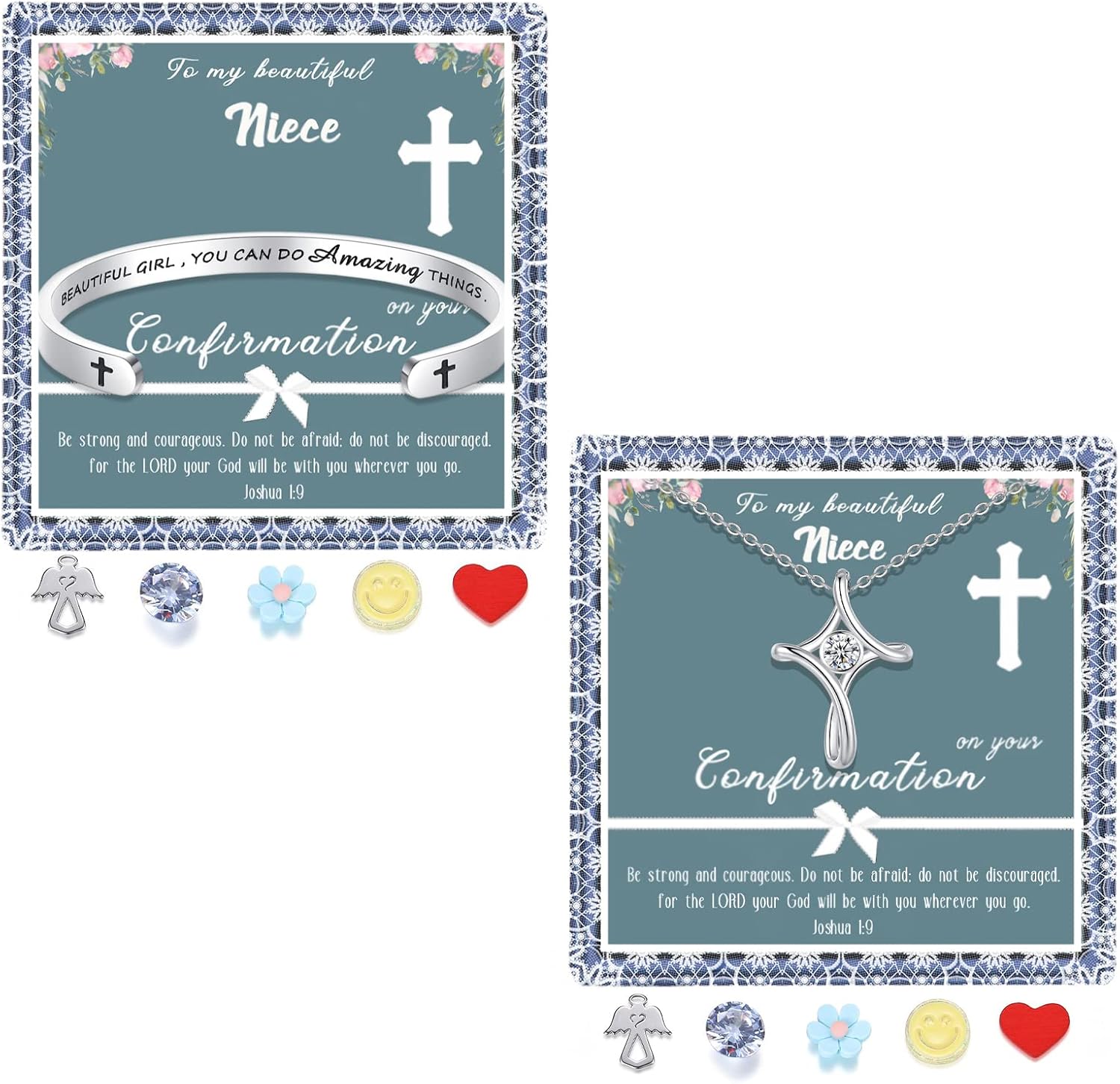 Amazon.com: SAM & LORI Niece Confirmation Gifts Set - Bracelet ...