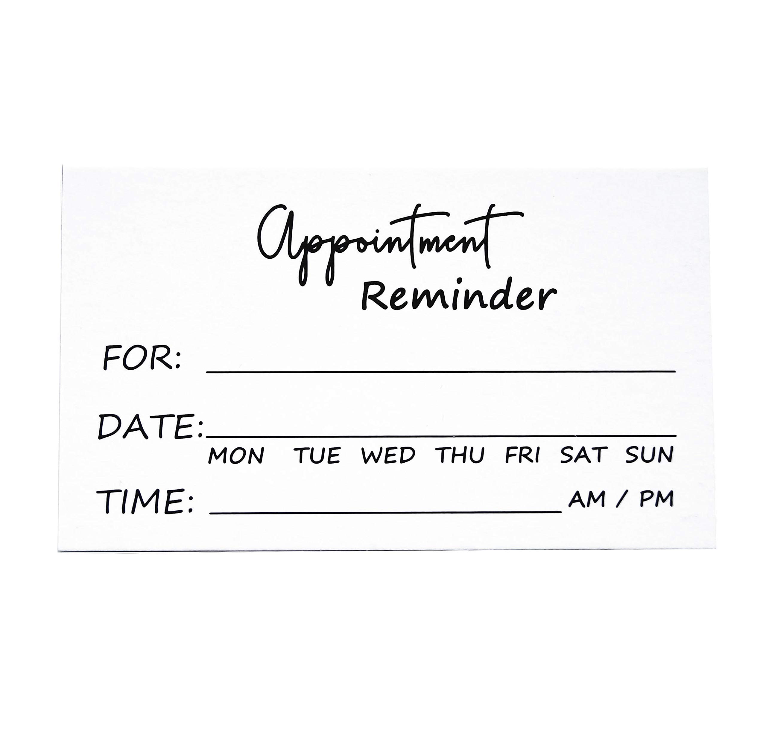 Snapklik.com : 500pcs Appointment Reminder Cards