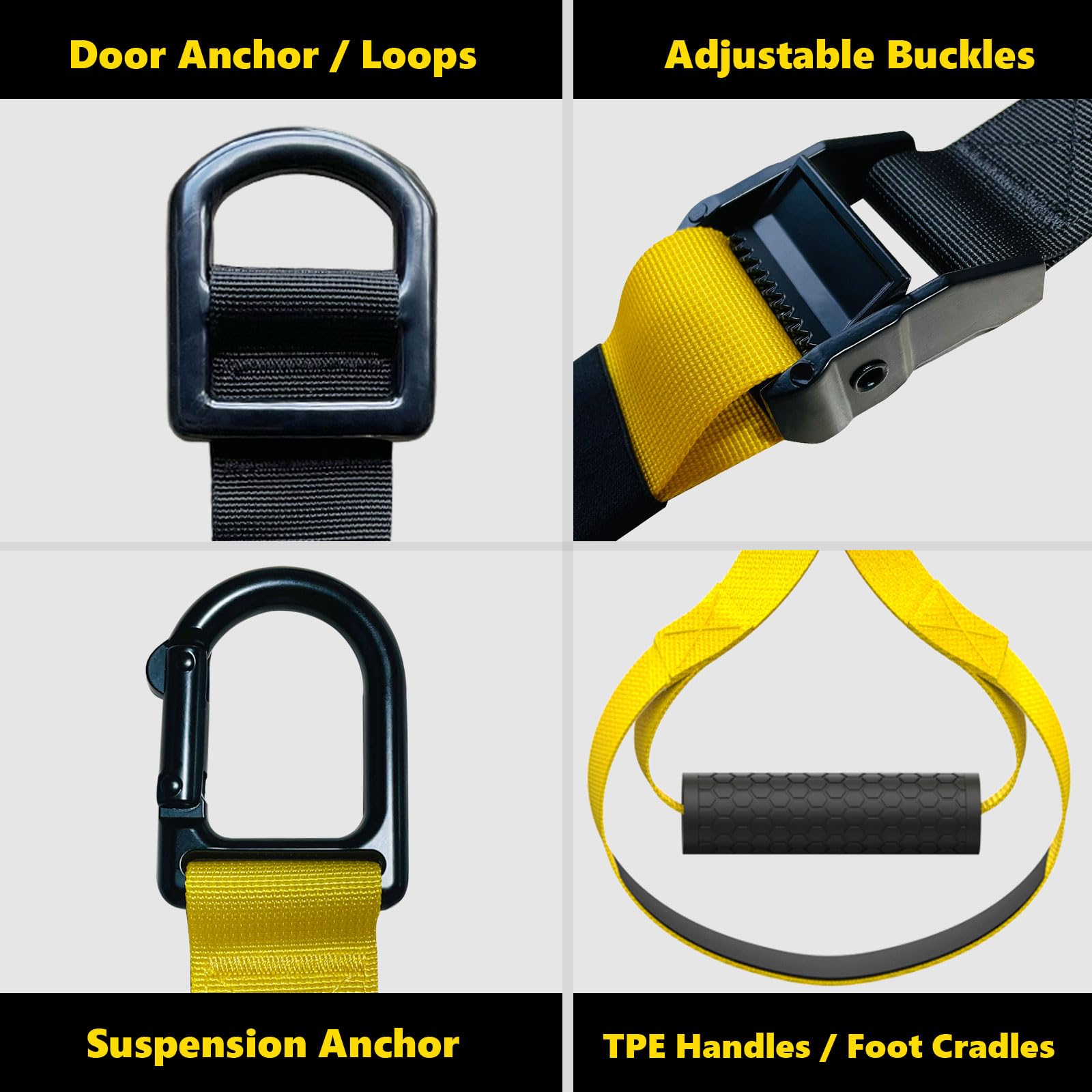Snapklik.com : Bodyweight Fitness Training Kit Home Resistance Trainer ...