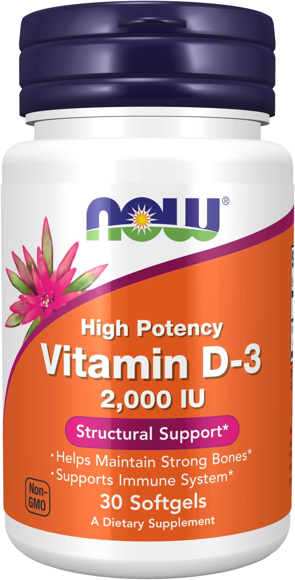 Amazon.com: NOW Suplementos, Vitamina D-3 2,000 UI, alta potencia ...
