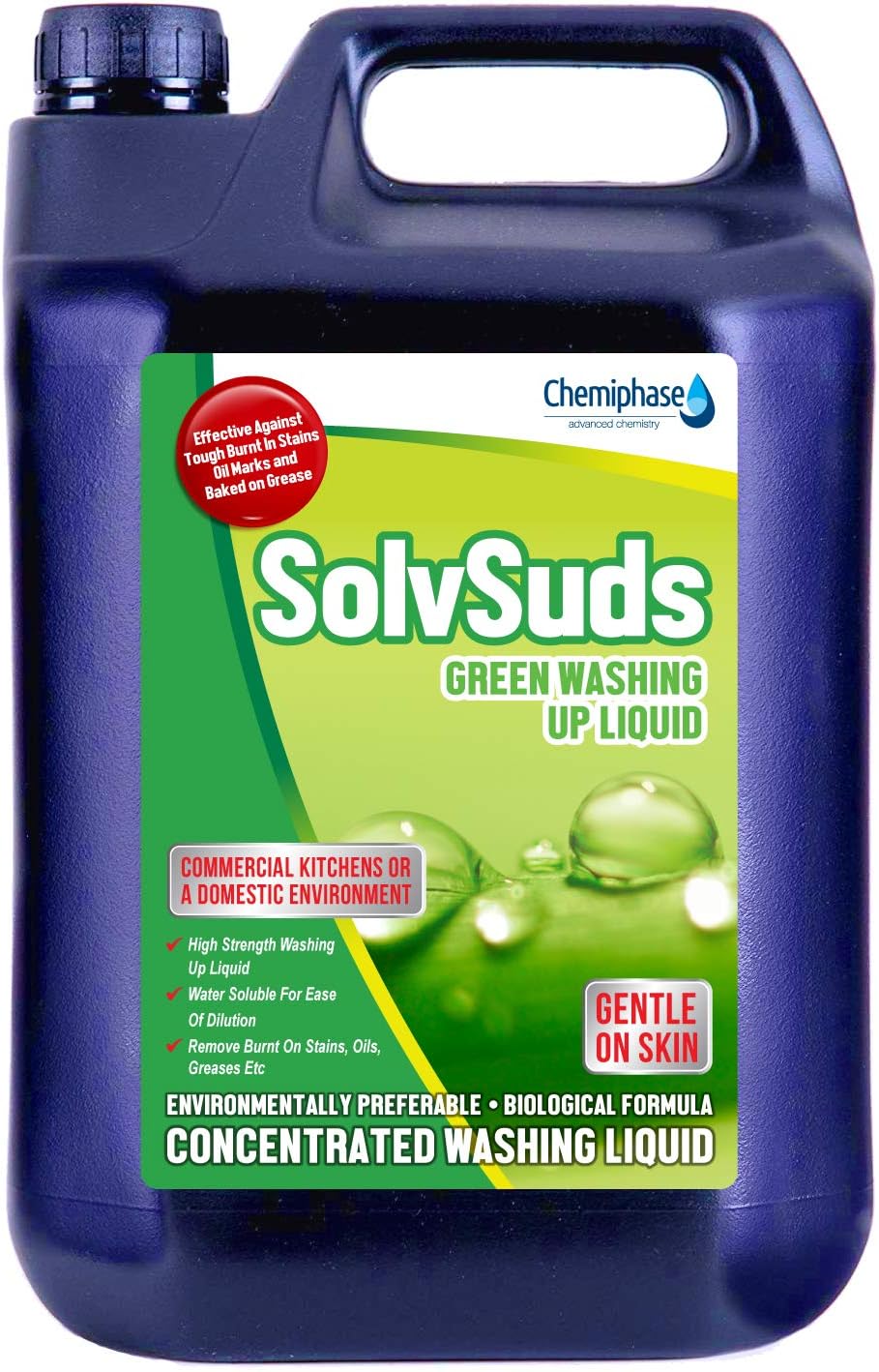 SolvSuds - Concentrated Green Washing Up Liquid - 5 Litres : Amazon.co ...
