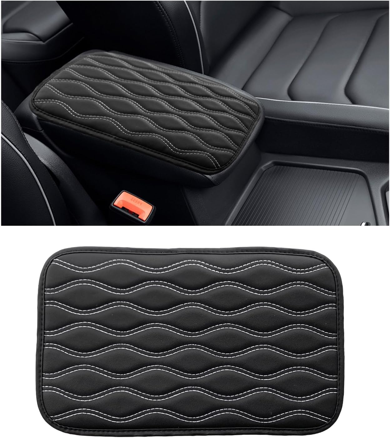 Amazon.com: Dickno Car Center Console Pad, Waterproof Auto Armrest Seat ...