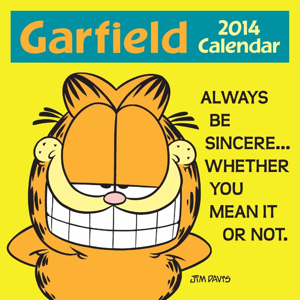 Garfield 2014 Mini Wall Calendar: Davis, Jim: 9781449430443: Amazon.com ...