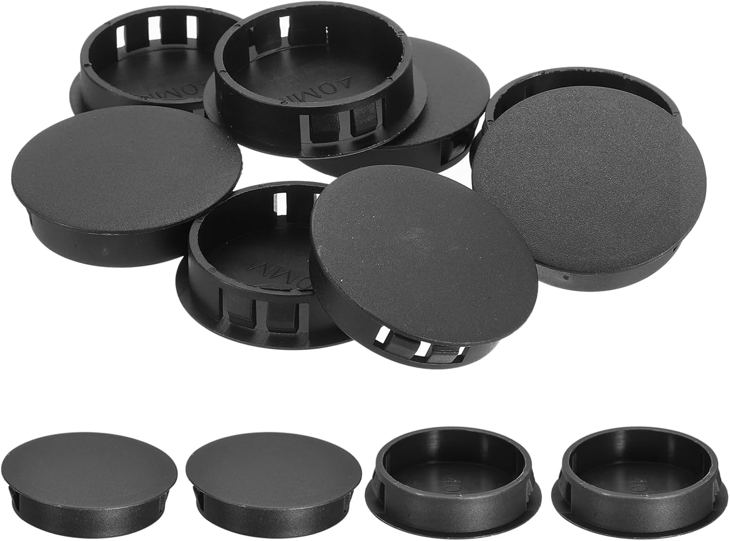 Amazon.com: uxcell 12Pcs 40mm(1-9/16") Nylon Hole Plugs, Flush Type ...