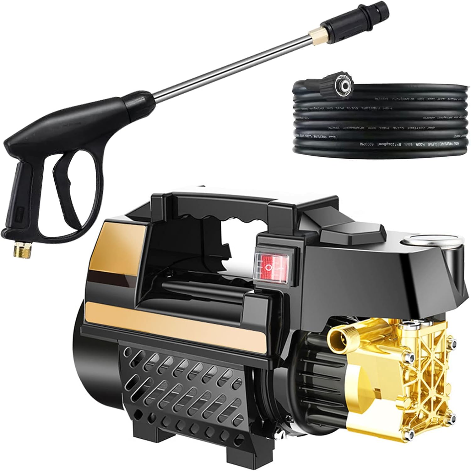 Amazon.com : Electric Pressure Washer, Max-3000Psi Pressure 2.3GPM ...