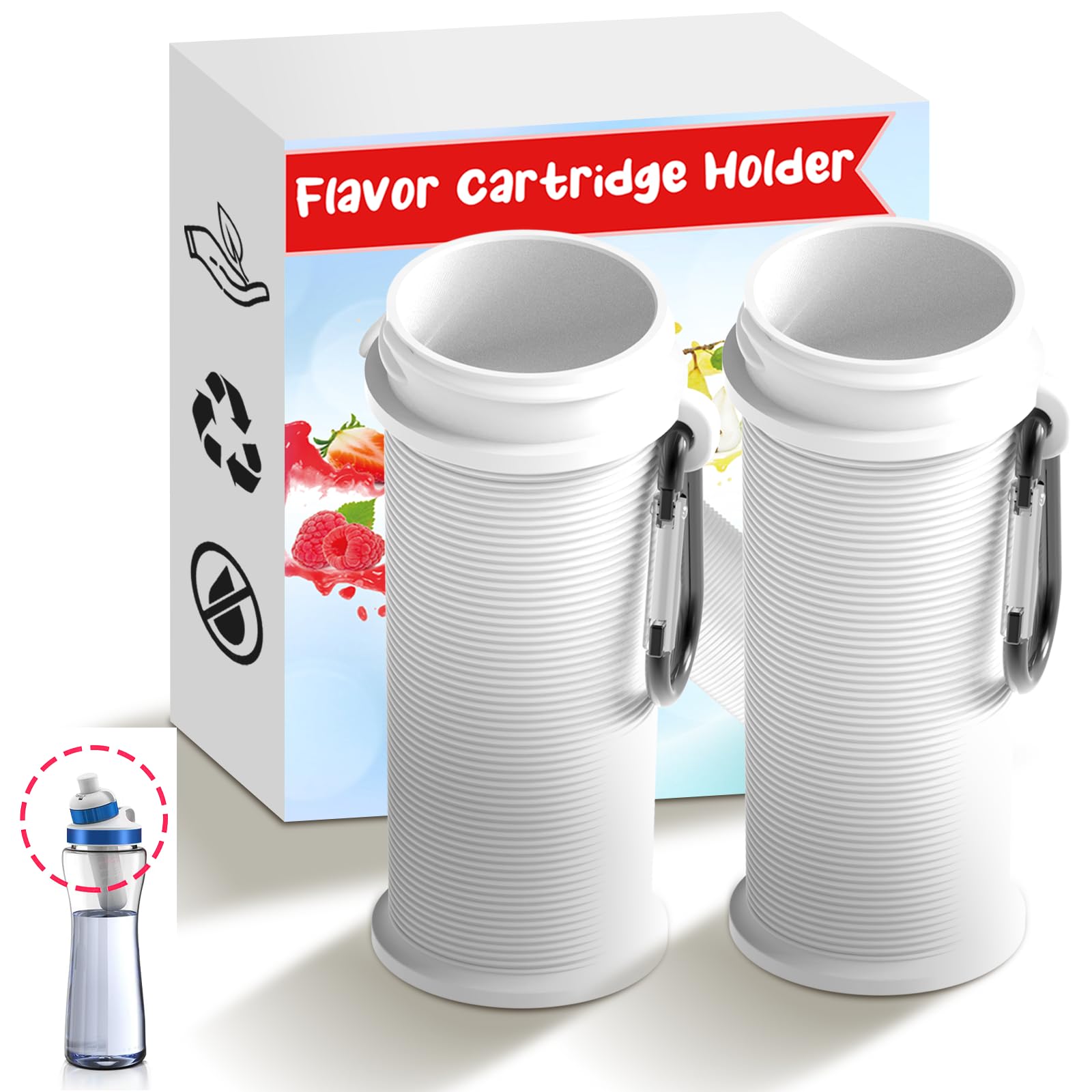 Amazon.com: Flavors Cartridges Holder | Compatible with Popular Water ...