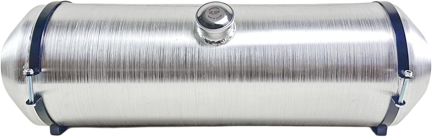 Amazon.com: JSD 11 Gallon Overall 10 x 33" Aluminum Round Fuel Tank ...