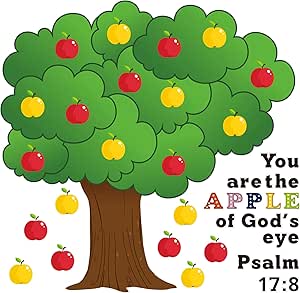 Amazon.com: Pajean 86 Pcs Apple Tree Classroom Bulletin Board Set Fall ...