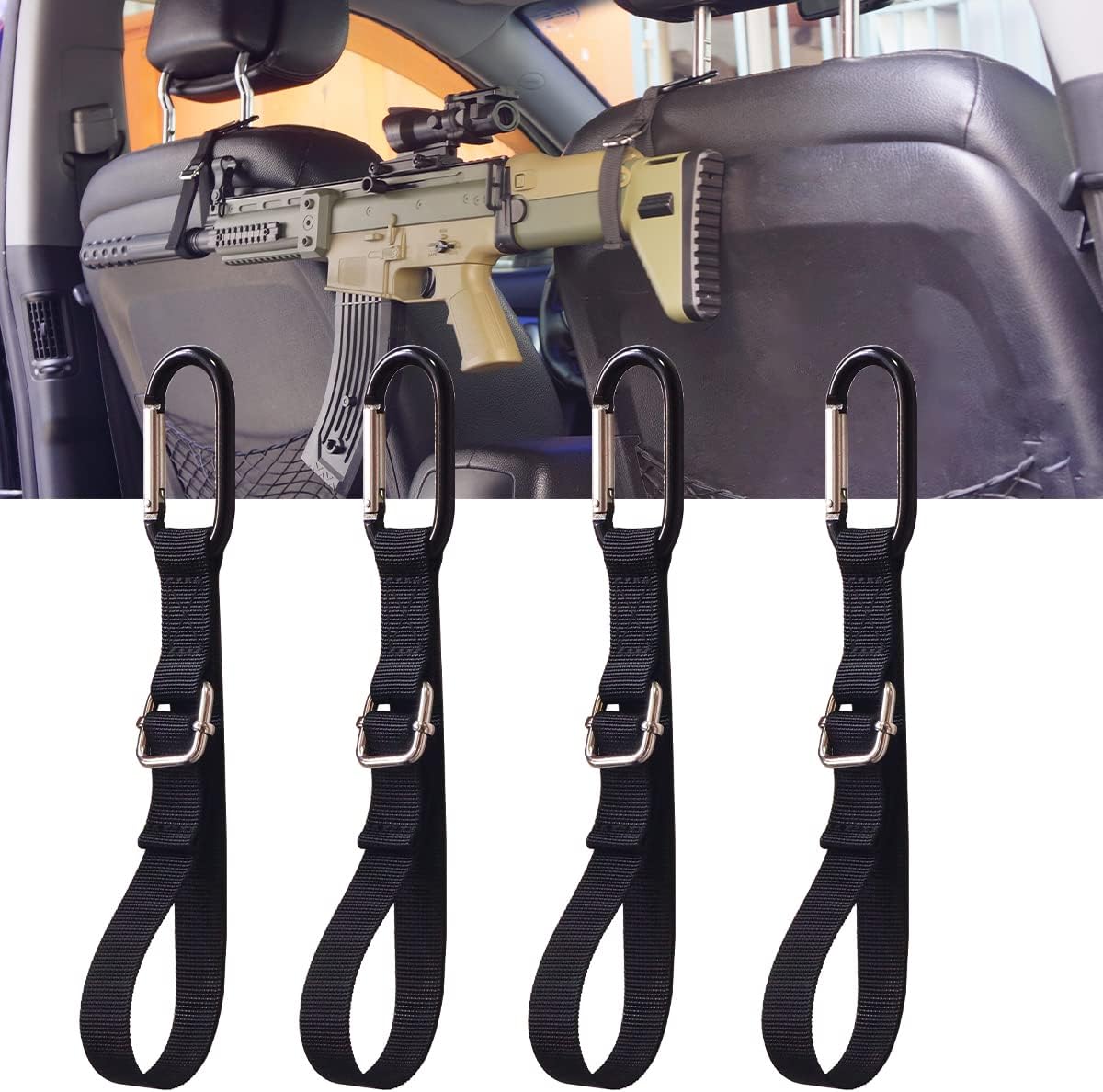 Amazon.com: GuRK 4-Pack Creative Truck Gun Rack,Adjustable Automotive ...
