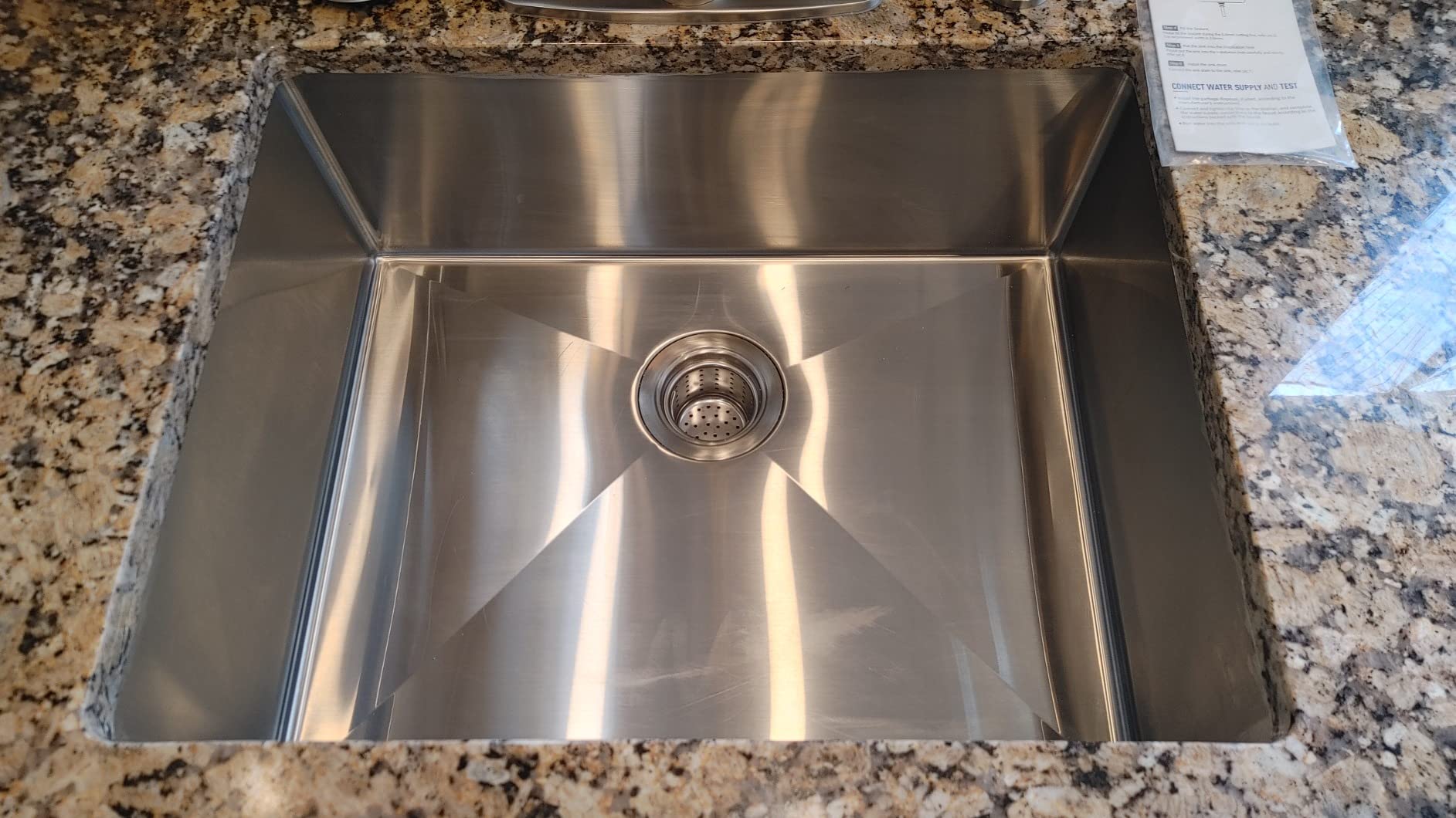 $32/mo - Finance ROVOGO 24 x 18 inches Drop-in Kitchen Sink Single Bowl ...