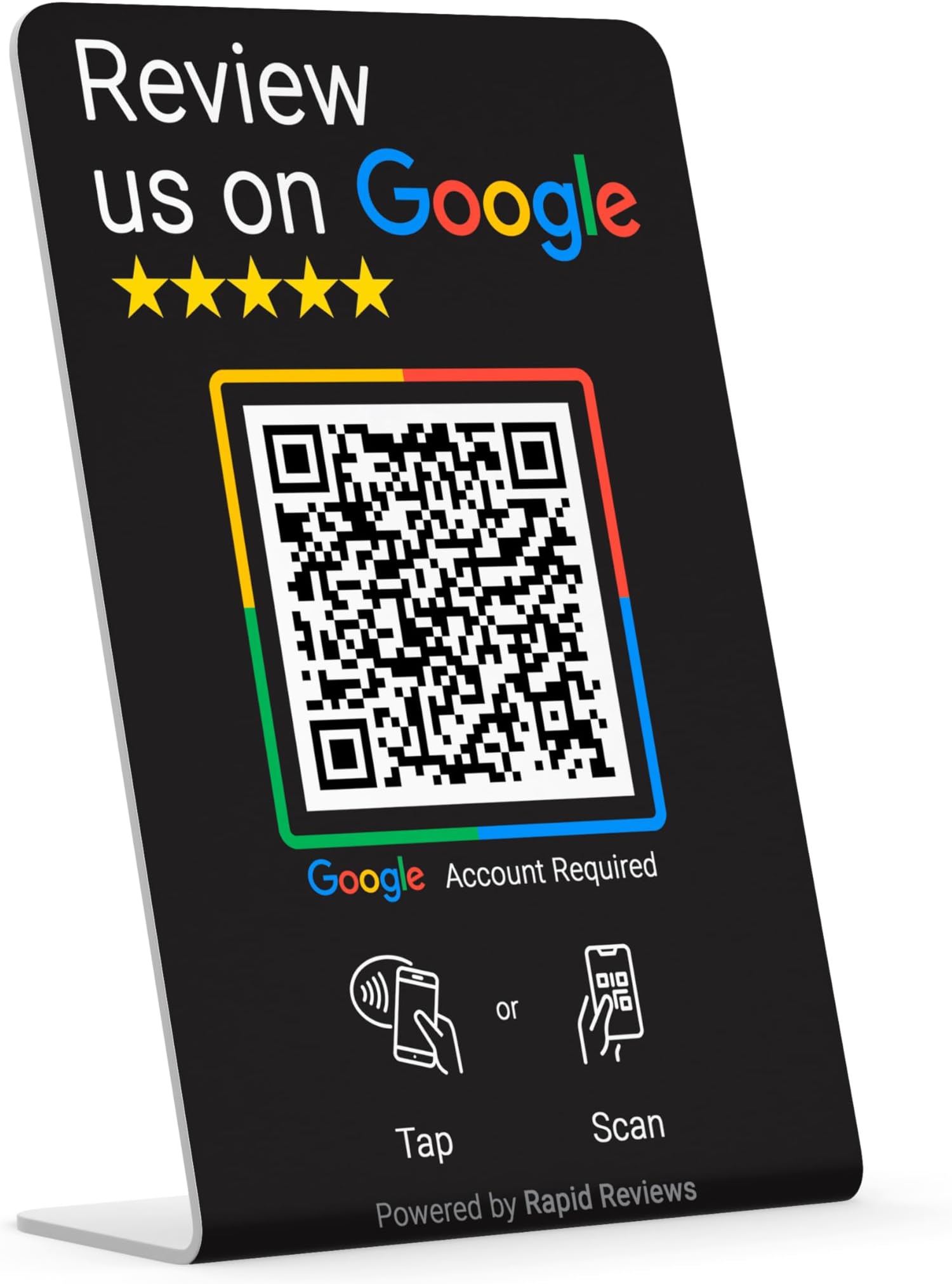 Review us on Google Stand, QR Code & NFC Contactless- Tap to Review ...