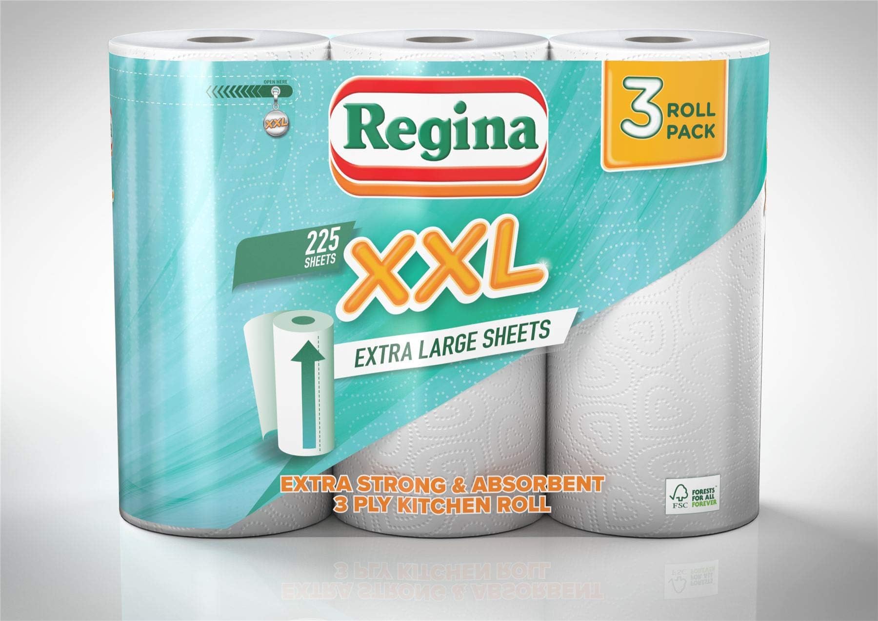 Gentille Elite 3pk Kitchen Roll | 3ply Thick Strong Absorbent Paper ...