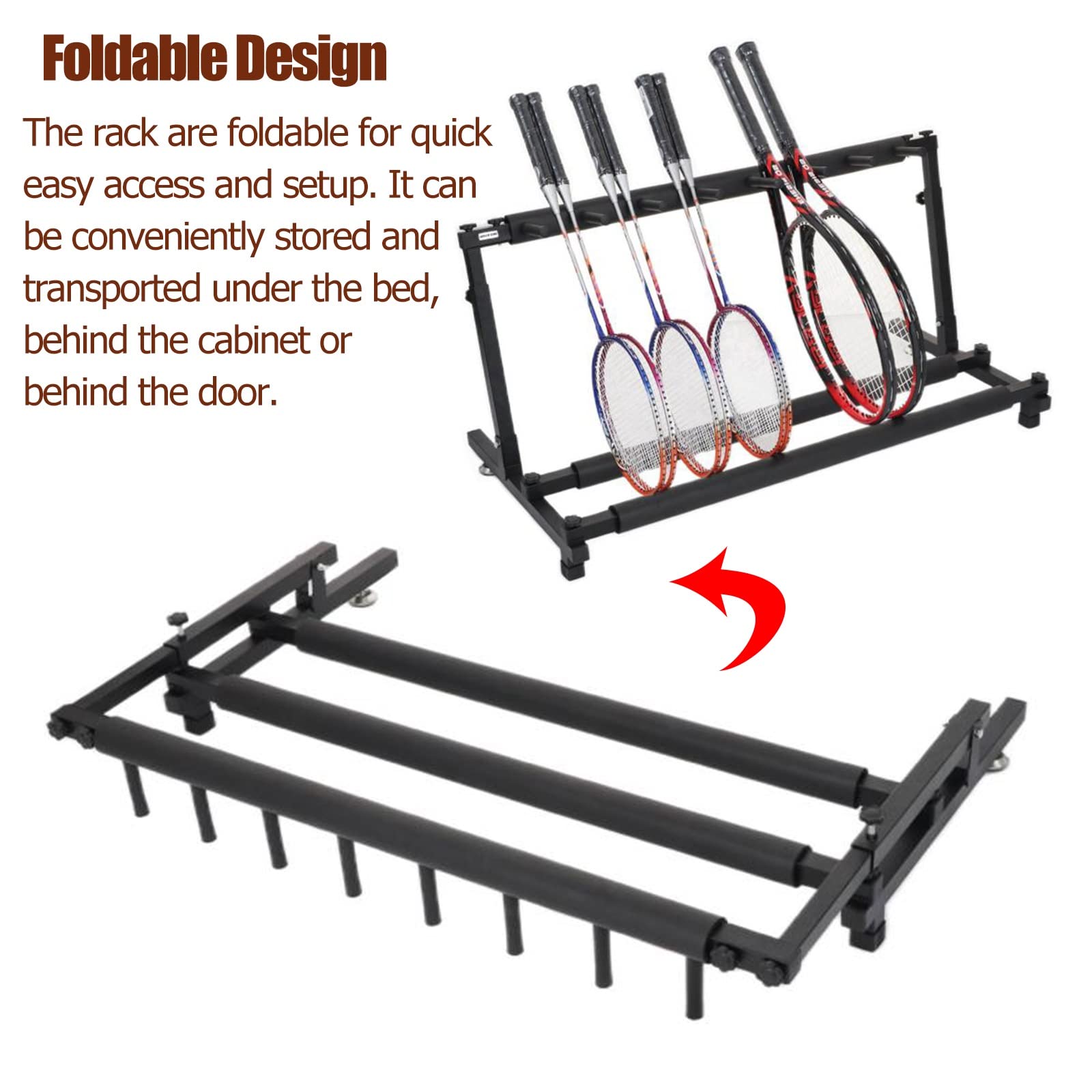 ボール整理かごスタンドラックテニスラケット、ヴァイオリン、ウクレレ、ギターを収納できるマルチスタンド安定耐久錦収納しやすいブラケット折りたたみタ Amazon.co.jp: ボール 整理 かご スタンド ラック テニスラケット