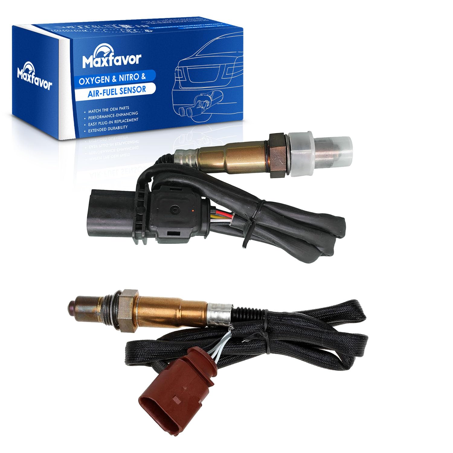 Amazon.com: Maxfavor 2Pcs Oxygen Sensor O2 Sensor Replacement for 2005 ...