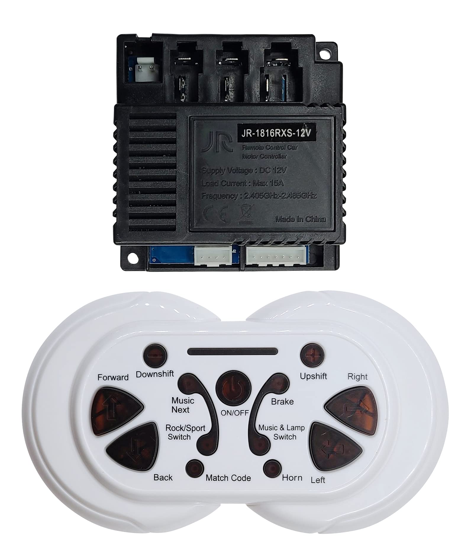 2 4g Bluetooth Remote Control And Jr 1816rxs 12v Receiver | Desertcart ...