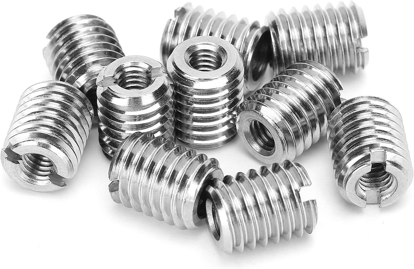 Amazon.com : HITHUT Stainless Steel 1/4"-20 Female to 3/8"-16 Male ...