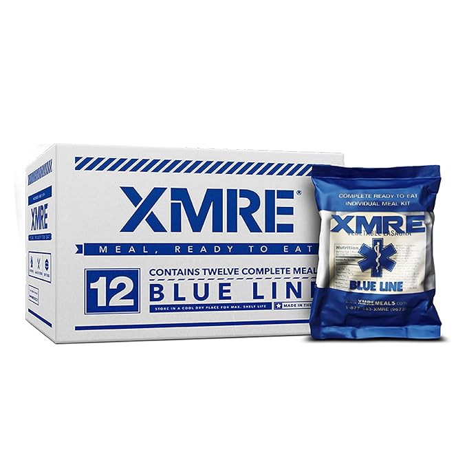 Amazon.com: XMRE Blue Line MRE Meals Military 2022 Bulk | Military ...