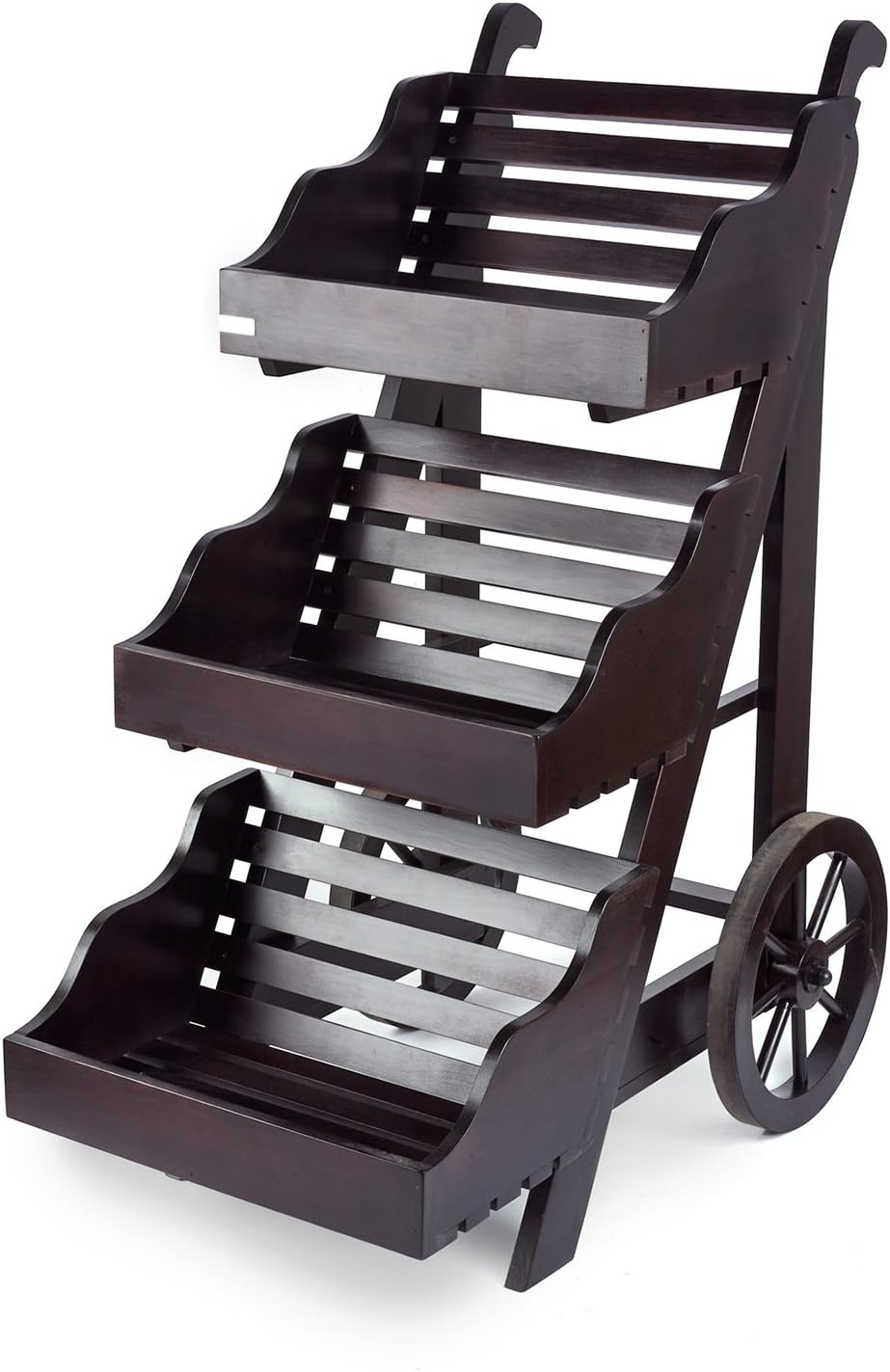 Amazon.com: Dark 3 Tier Wooden Display Cart 122*54*85
