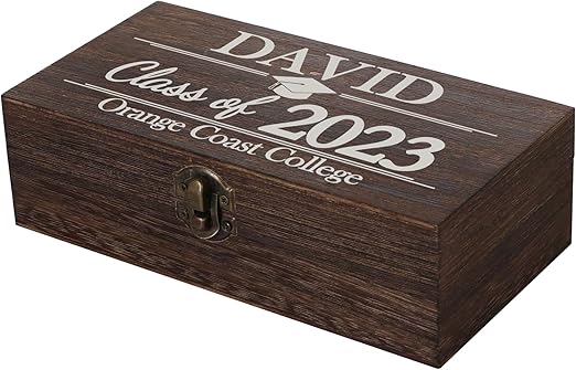 Amazon.com: Personalized Graduation Gifts for Her Him Wooden Keepsake ...