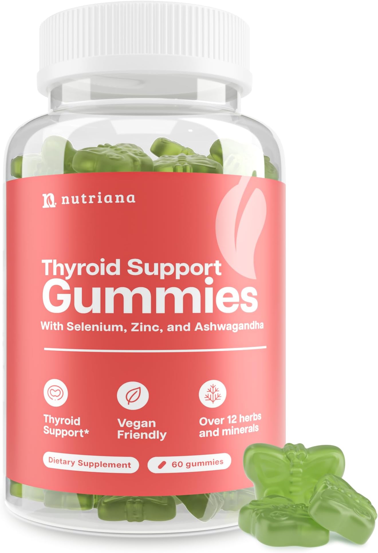 Amazon.com: Thyroid Support Gummies - Selenium Supplement & Iodine Supplements for Thyroid ...