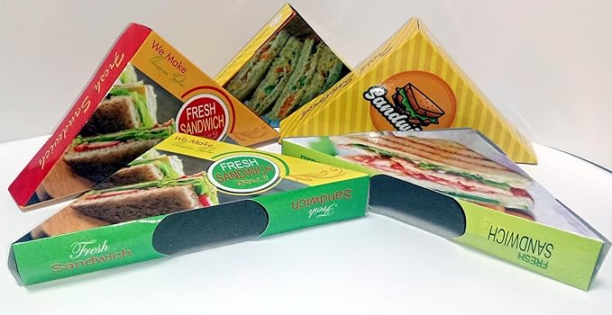 Buy BoxsBazaar Sandwich boxes for Packaging | Made of Paper ...