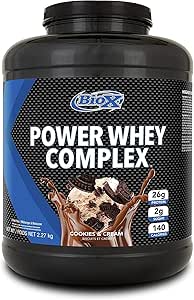 Amazon.com: BioX Power Whey Complex/Nitrogen-Rich Three-Tiered Protein ...