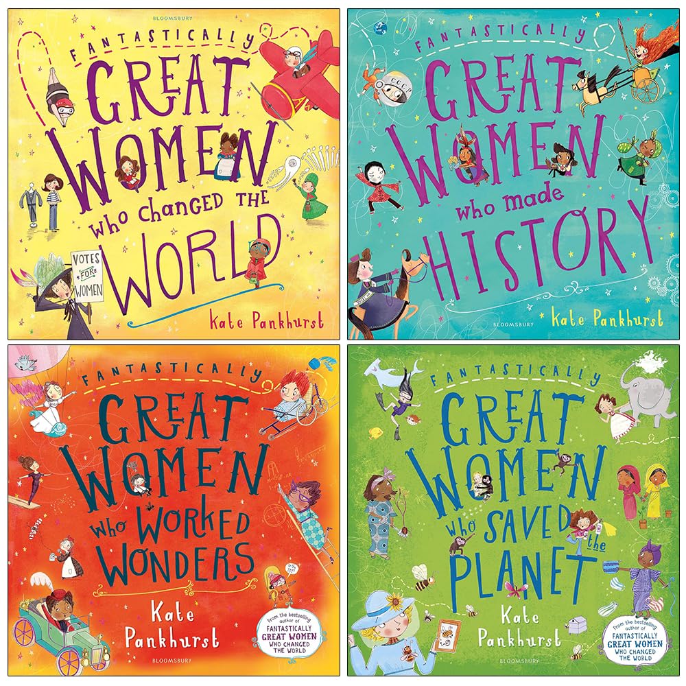 Fantastically Great Women Who Collection 4 Books Set By Kate Pankhurst ...