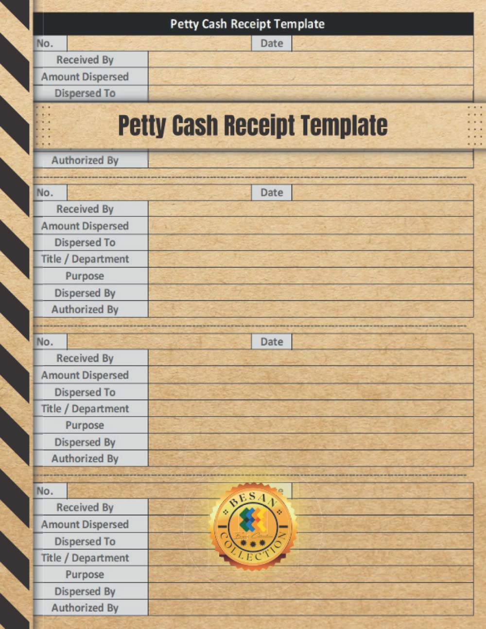 8 Free Sample Petty Cash Receipt Templates Printable Samples