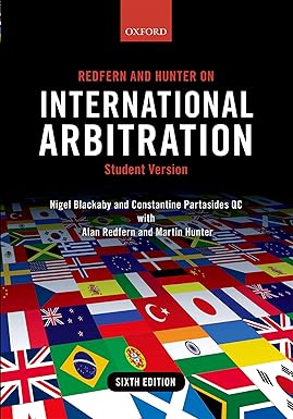 Redfern and Hunter on International Arbitration: Blackaby, Nigel ...