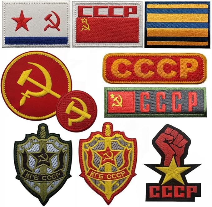Amazon.com: OYSTERBOY 10pcs USSR CCCP Russia USSR Soviet Communism ...