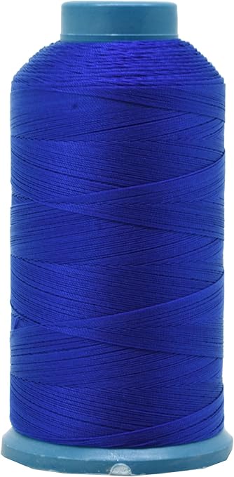 Amazon.com: Mandala Crafts Bonded Nylon Thread Royal Blue Heavy Duty ...