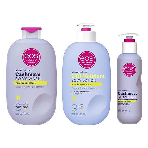 Amazon.com : eos Shower Essentials Bundle- Body Lotion, Body Wash ...