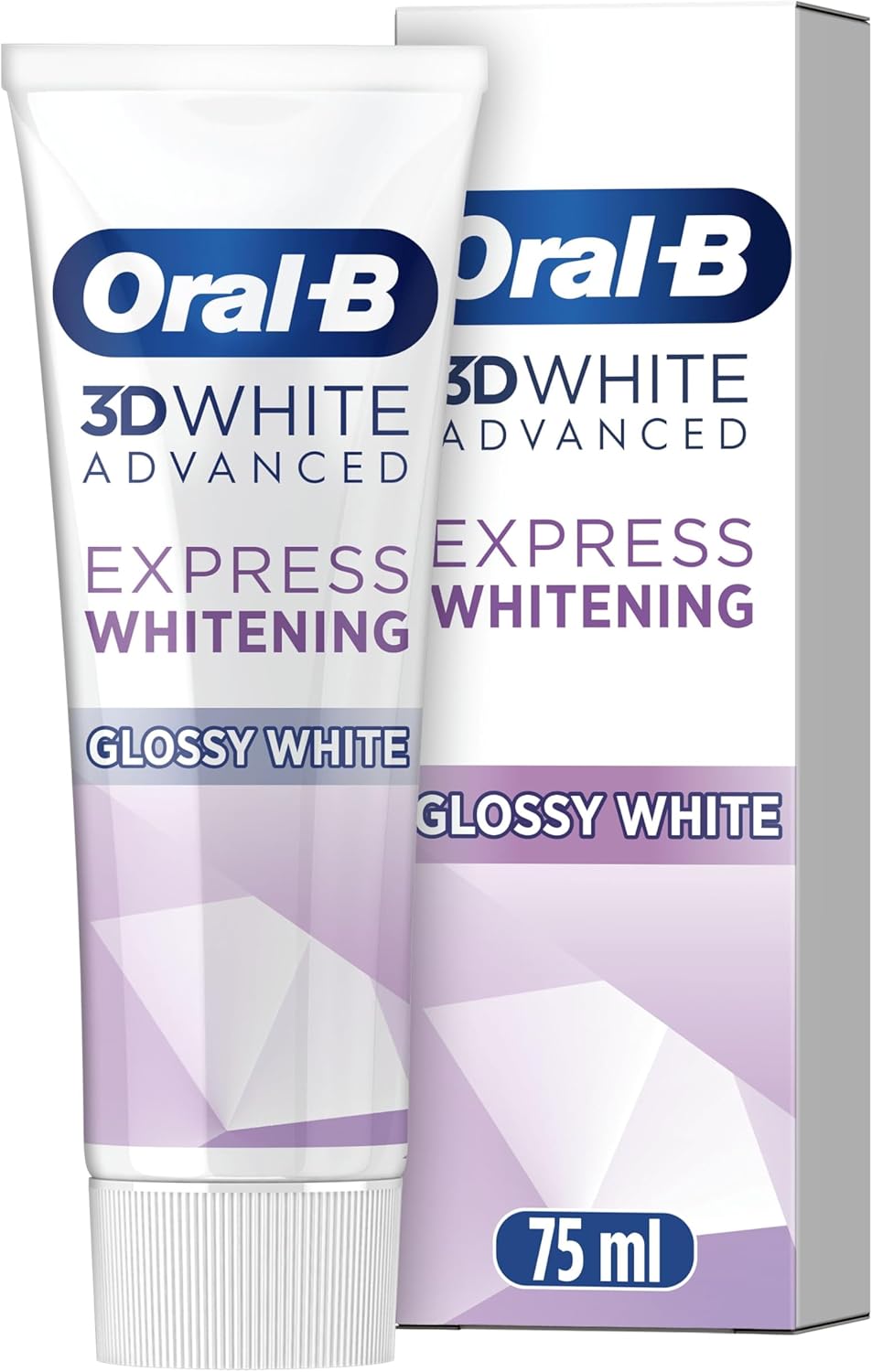 ORAL-B 3D White Advanced Express WHITENING Glossy White 75ML : Amazon ...