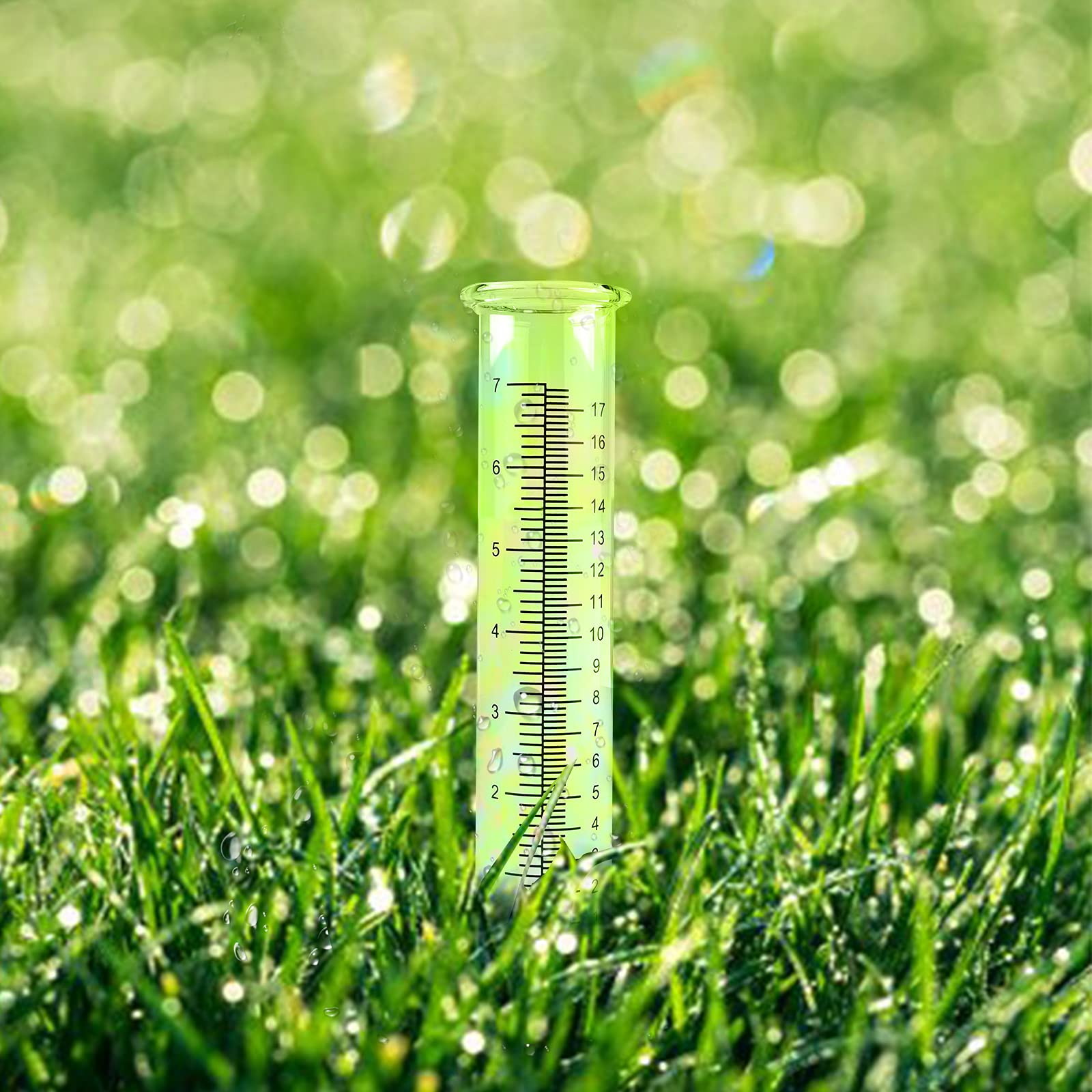 Snapklik.com : TBWHL 7" Capacity Rain Gauge Replacement Tube Glass, 8. ...