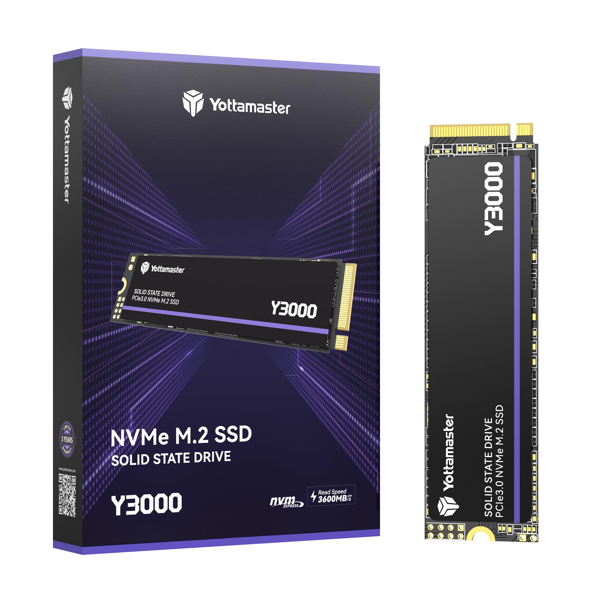 Amazon | Yottamaster Y3000 512GB SSD M.2 PCIe 3.0、最大2800MB/s、M.2 2280 ...