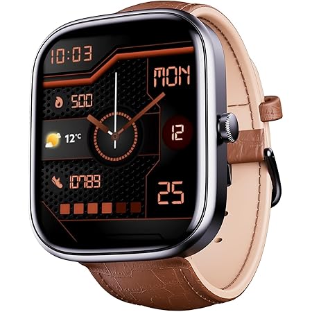 boAt Ultima Chronos Smart Watch with 1.96" AMOLED Display,Advanced BT ...