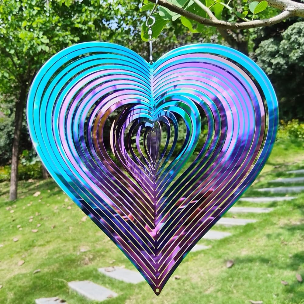 Amazon.com: Wind Spinners Outdoor Yard Spinners - Metal Wind Spinner ...