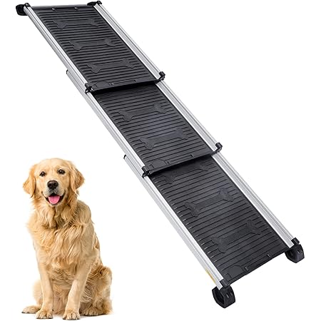 Amazon.com : Amazon Basics Plastic Pet Ramp Universal for Car, Truck ...