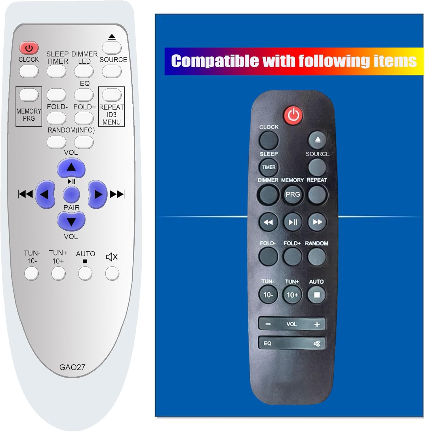 Amazon.com: Replacement Remote Control for Victrola VS-120-MPL VS-120 ...