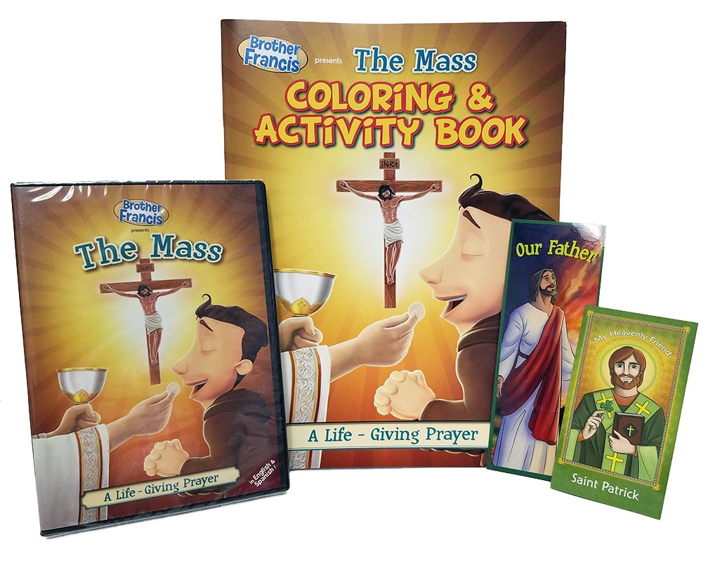 Brother Francis The Mass Dvd Coloring Book Saint Patrick Prayer ...
