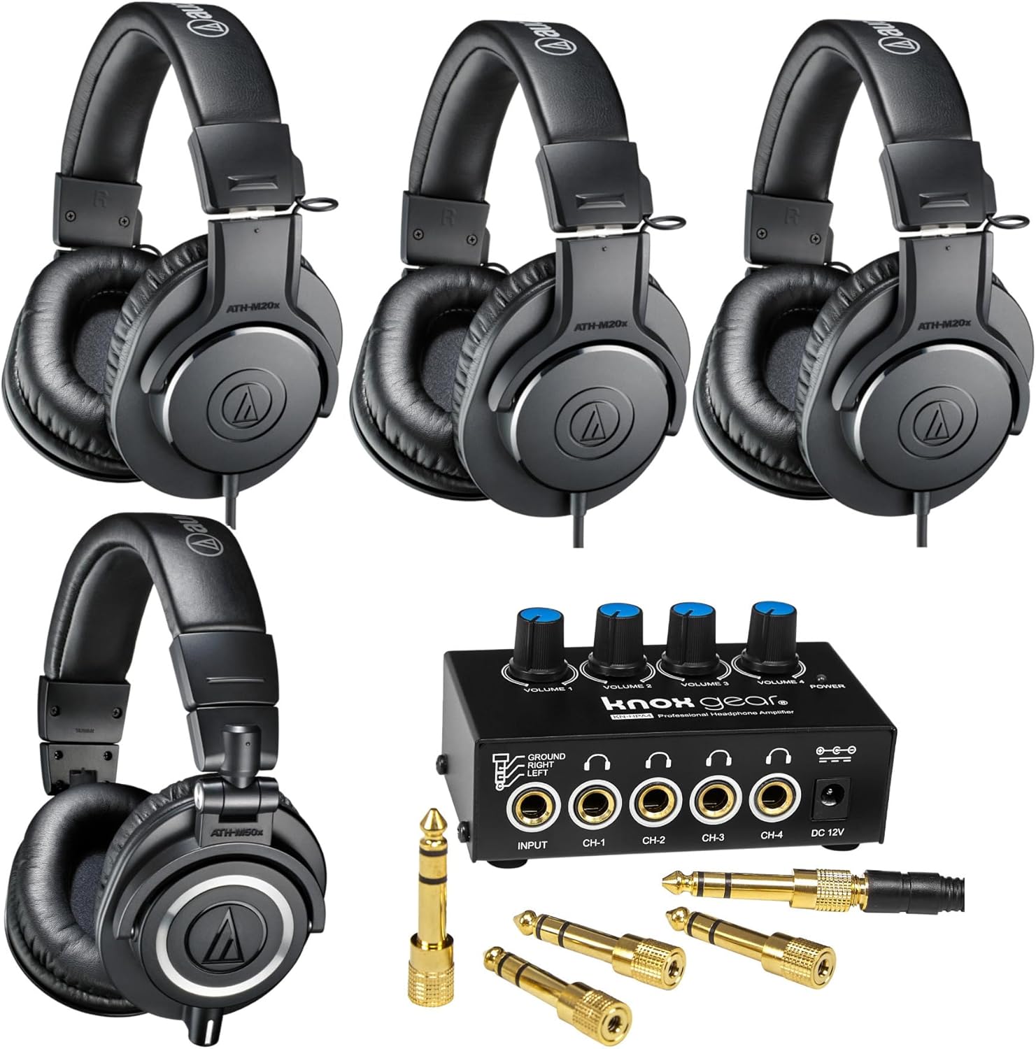 Amazon.com: Audio-Technica M-Series ATH-M50X (1) Bundle with ATH-M20x ...