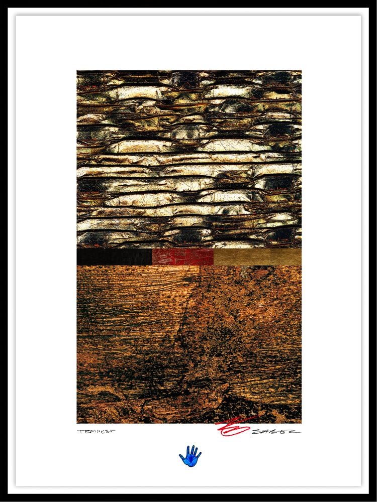 Amazon.com: 36x48 Black Lacquer TEMPEST : CHARLES SABEC: Collectibles ...