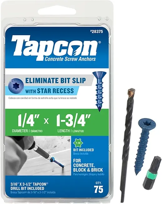 The Ultimate Guide To Tapcon Concrete Screw Anchors | ShunTool