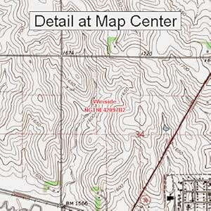 Amazon.com : USGS Topographic Quadrangle Map - Winside, Nebraska ...