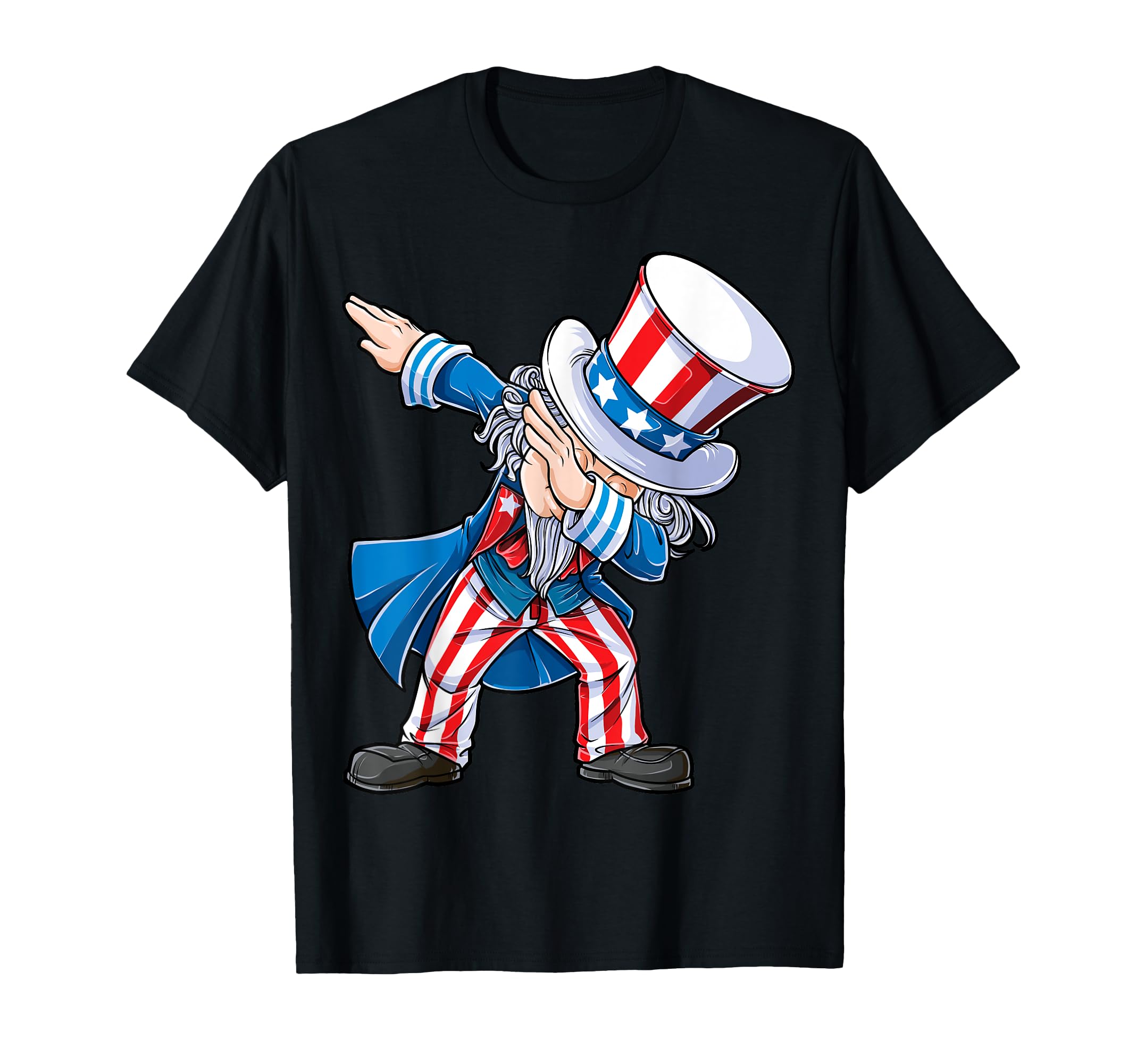 Amazon.com: Dabbing Uncle Sam 4th of July Kids Boys Men Funny Dab Dance ...