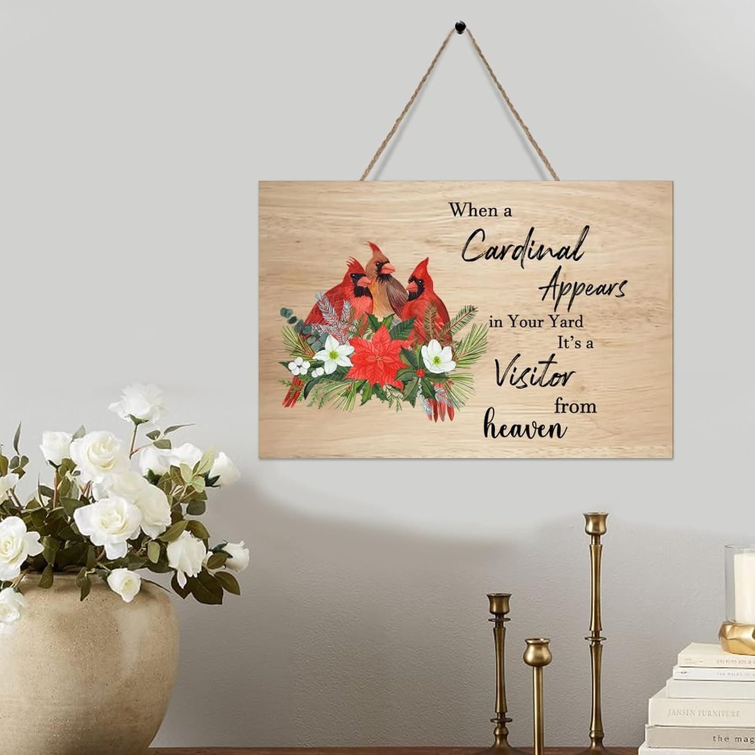 Amazon.com : When A Cardinal Appears In Your Yard It Is A Visitor From ...